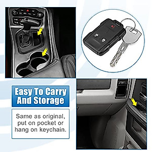 X AUTOHAUX 3 Button Keyless Entry Remote Control Replacement Key Fob Proximity Smart Fob M3N32337100 for GMC Canyon 2015-2021 315MHz