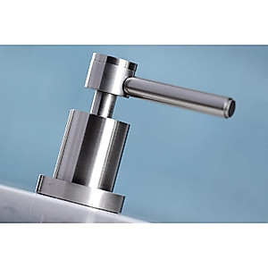Kingston Brass KS8726DLLS Concord Widespread Kitchen Faucet, 7-7/8 inch in Spout Reach, Polished Nickel
