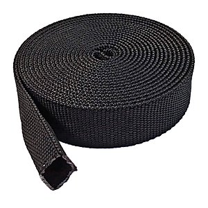 Electriduct 1" Nylon Protective Hose Sleeve - 25 Feet - Black