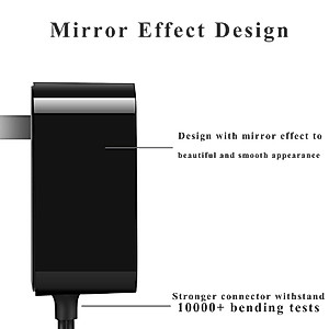 WUKUR Charger for Homitt Electric Spin Scrubber, AC Adapter for Homitt Scrubber HM115C, HM115CW, HM115CD,HM115CG HM204C and More, Replacement Homitt Charger 2 Prong Adapter