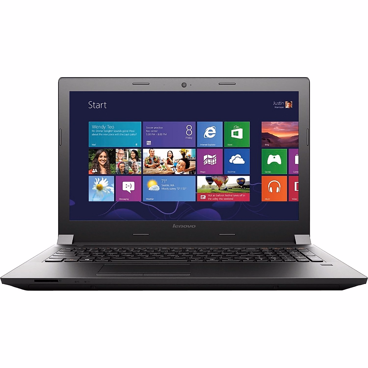 LENOVO 59441916 B50-45, AMD A6-6310, WIN8.1, 4.0GB 500G 5400RPM HDD, Bluetooth, No Optical Drive