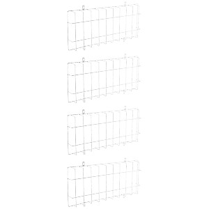 OSALADI 4pcs Emergency Light Protection Cover Steel Wire Guard Air Conditioner Cage Home Installation Supply Light Protective Cover Exit Sign Protector White Wire Cover Wall Mounted