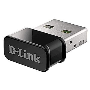 D-Link USB WiFi Adapter Dual Band AC1300 Wireless Internet for Desktop PC Laptop Gaming MU-MIMO Windows Mac Linux Supported (DWA-181-US)