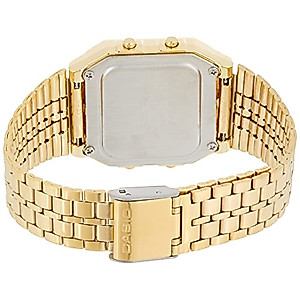 CASIO Men's Digital World TIME A500WGA-1DF Stainless Steel Watch