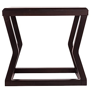 Signature Design by Ashley T592-3 End Table, 30.25" W x 25.50" D x7.00 H, Brown