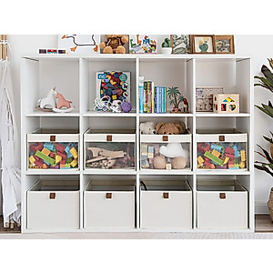 StorageWorks 3-Pack Foldable Trapezoid Storage Bins with 3-Pack Closet Storage Bins