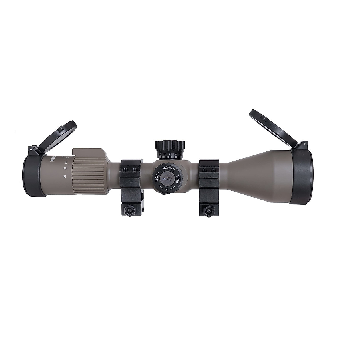 Monstrum G3 3-18x50 FFP Rifle Scope | Flat Dark Earth | Monstrum 43-A Throw Lever | Bundle