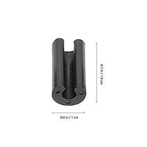 DOITOOL Rubber Feet for Sink Grid Sink Protectors: 100Pcs Kitchen Sink Wire Rack Feet Rubber Wire Bumper Replacement Parts for Kitchen Rack Black 4.8MM