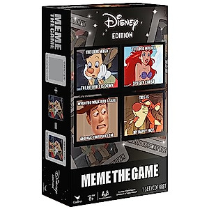 Spin Master Games Meme The Game, Disney Version Funny Cards Family Party Travel Activity, for Adults and Kids Ages 8 & Up