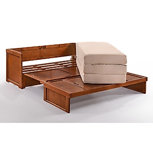 Night & Day Furniture Murphy Cube Cabinet Bed (Cherry, Queen)