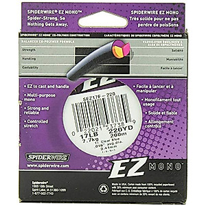 SpiderWire® EZ Mono™, Fluorescent Clear/Blue, 9lb - 220yd
