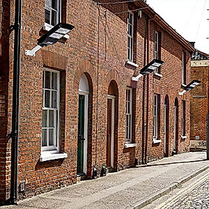 MiDive Street Light Pole, Solar Light Extension Mounting Arm for Outdoor Lighting,Pole Mounting Bracket,Metal Street Lights Bracket Waterproof and Rustproof Used for Barn Lamps,Post Trees,Fence