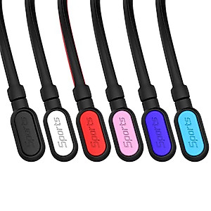 HALLEAST Compatible AirPods Pro2/3/Pro/2/1 Skin-Friendly Silicone Neckband Strap, Lightweight Airpod Holder, Anti-Lost Wire, Airpod Cord for Gym, Wireless Earbuds Strap, Headphone Strap (Black)