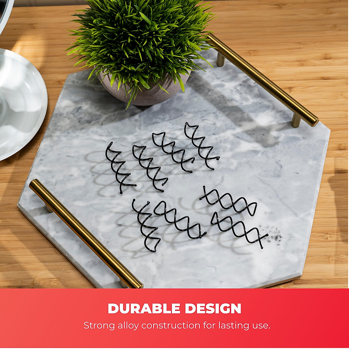 Hawwwy Bobby Pins - 8 Pack - Light Brown - 2 Inches - Beautiful Twist Hair Accessories for Women and Kids - Easy Bobby Pins for Fast and Secure Buns, Messy Styles, and Updos