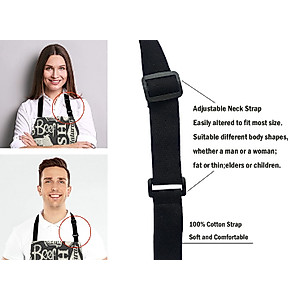 Lefolen Butcher Butchery Animal Adjustable Bib Apron Kitchen Cooking Baking Gardening Apron for Women Men