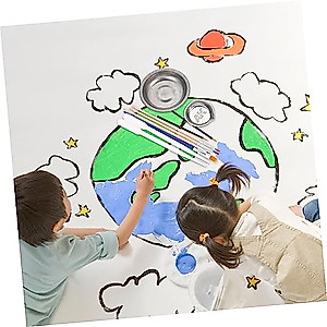 1 Set Figure Coloring Tool Miniature Paints Tools Watercolor Brush Set Oil Painting Micro Paint Brushes Paint Mixing Cups Painting Brush Figure Supply Figure Accessory