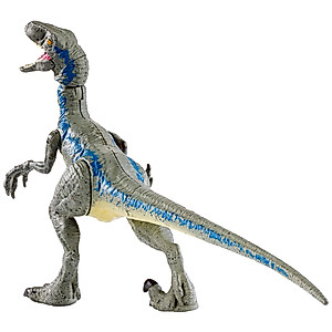 JURASSIC WORLD BATTLE DAMAGE Velociraptor Blue