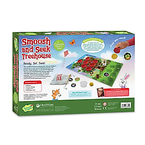 Peaceable Kingdom Smoosh and Seek Treehouse - Cooperative Memory-Matching Game - Use Teamwork to Win! - Perfect for Families with Kids Ages 3 & up
