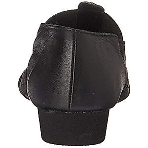 Leo Women's Jazz Sandal Dance Shoe, Black, 9 Medium US