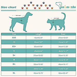 Jingmezhi Pet Cotton Embroidered Back Bowknot Hollow Out Dresses for Cat Dog Daily Clothing (S+(6.6lb~7.7lb))