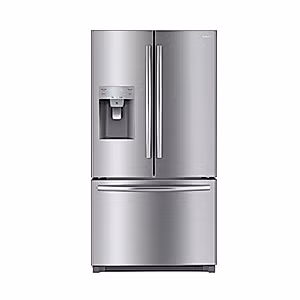 Winia French Door Bottom Mount Refrigerator 26 Cu Ft Stainless Steel