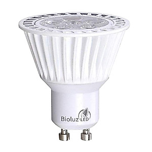 Bioluz LED 5 Pack LED Bulbs Commercial Grade GU10 LED Light Bulb Dimmable 3000K, 50W Halogen Replacement, LED Lights for Bedroom & Home Decor, 120V UL Listed Light Bulbs (Pack of 5)