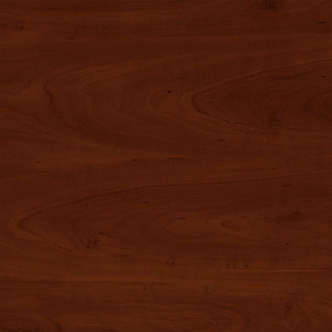 Bush Business Furniture Round Conference Table with Wood Base, Circular Meeting Room Desk for 4 Users, 42W, Hansen Cherry