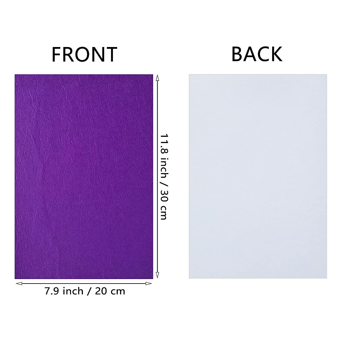 Jtnohx Self Adhesive Felt Sheets, 11 Pieces Stiff Sticky Felt, 8"x12" Felt Sheets with Adhesive Backing for Crafts, Felt Drawer Liner for Jewelry Box Drawer DIY (Purple)