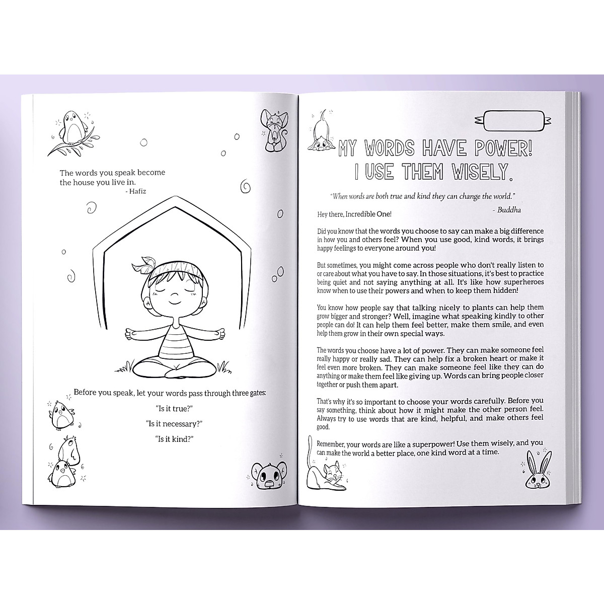 Mindful Affirmations and Activities: A Kid’s guide with 50 Positive Mantras and Activities to Manage Emotions, Grow Mindful, Strong and Confident (Hey Girl!)