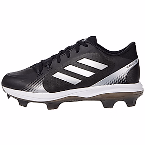 adidas Women's Purehustle 2 TPU Baseball Shoe, Black/White/White, 9.5