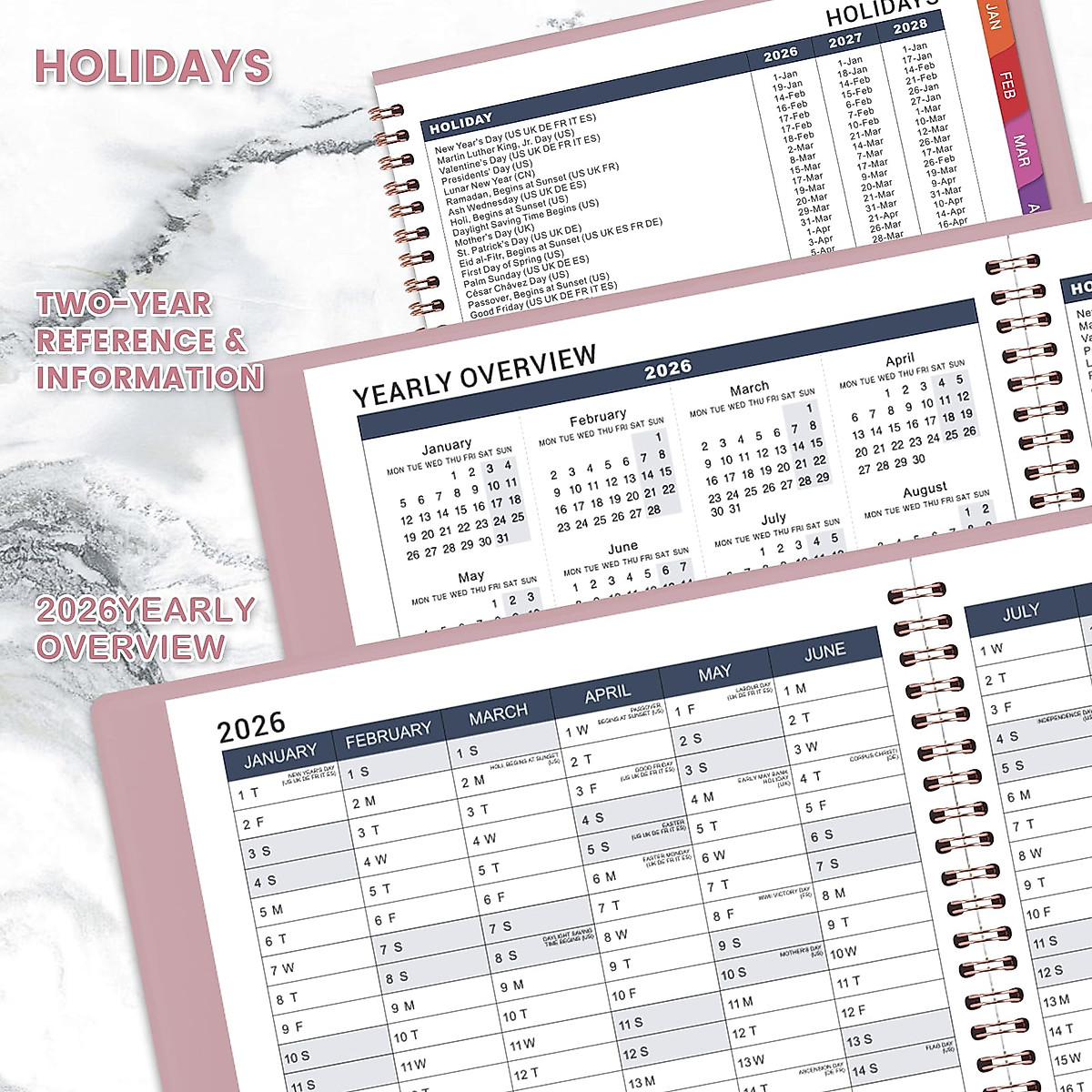 2023 Weekly Appointment Book - Daily Hourly Planner 2023, January 2023- December 2023, 8.4" x 10.6", 15-Minute Interval, Flexible Soft Cover, Twin-Wire Binding, Perfect for Your Life
