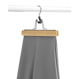 Whitmor GRADE A Natural Wood Slack Hangers (Set of 5)