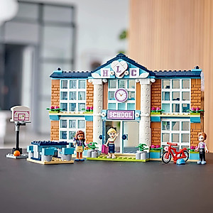 LEGO Friends Heartlake City School 41682 Building Kit; Pretend School Toy Fires Kids’ Imaginations and Creative Play; New 2021 (605 Pieces)