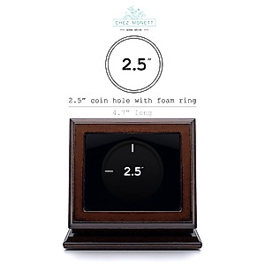 Chez Monett Challenge Coin Display Case 2.5 Inch 63.5-68.5 mm Coin Holder