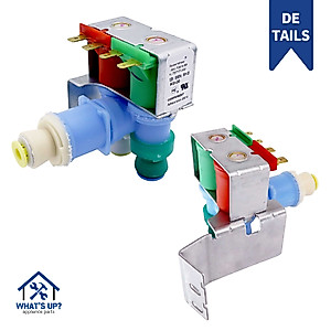 What's Up? W10408179 IMV708 4389177 Refrigerator Water Inlet Valve Replacement Part by Robertshaw for Whirlpool Kenmore Refrigerators Replaces AP5263471 W10408179VP PS3497634 AP5263471 1938614