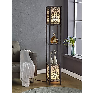 Artiva USA "Infinity Heart 2-Light Shelf Floor lamp