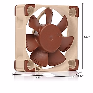 Noctua NF-A4x10 5V PWM, Premium Quiet Fan with USB Power Adaptor Cable, 4-Pin, 5V Version (40x10mm, Brown)