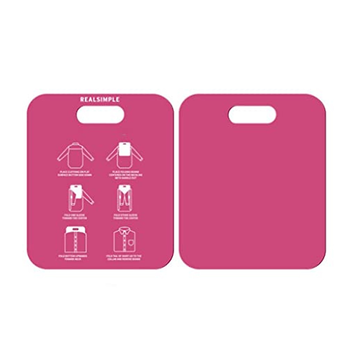 WJCCY 2 pcs Fast Folding Board Convenient Stacking Board Adult Clothes Shirt Folding Board Lazy Stacking Clothes Tool Household (Color : Red)