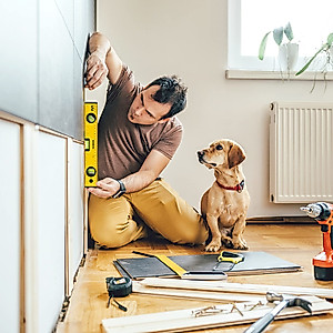 XUNHON 12.2 Inch Spirit Level,Protable Magnetic Torpedo Level with 2 magnets,2 units- Metric&Imperial,3 Different Bubbles-45°/90°/180°,Drop-proof Aluminum Alloy Measuring tools-MSL01