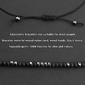 MAOFAED Couple Morse Code Matching Bracelet BDSM Owner Owned Gift Master And Slave Gift Daddy Babygirl Gift (owner owned code br)