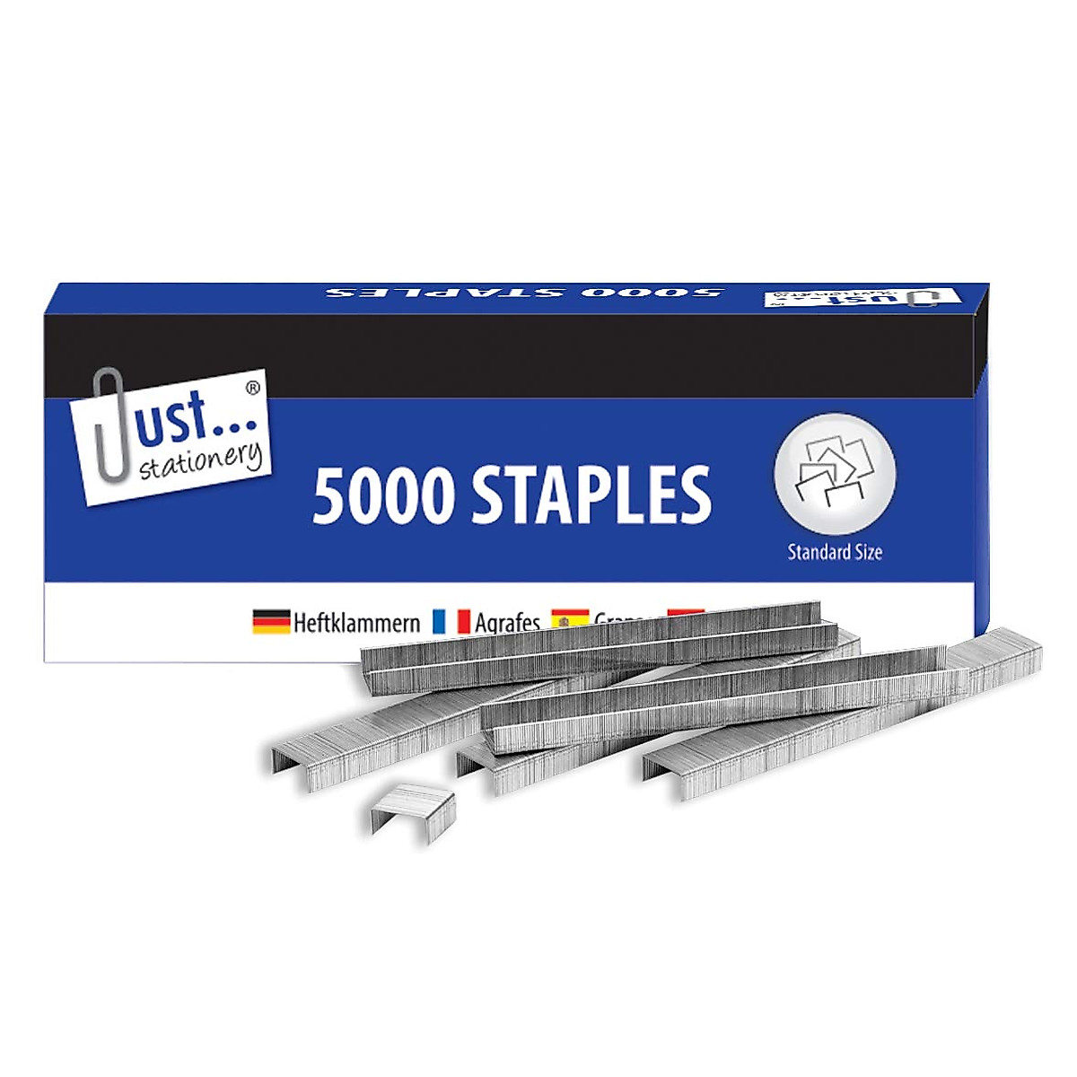Just Stationery No26 Staples in CDU (Box of 5000)