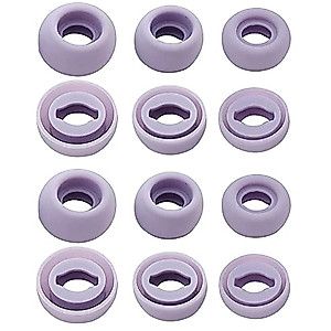 BLLQ Violet Silicone Ear Tips Comaptible with SAM Sung Galaxy Buds Pro Earbuds Tips Ear gels eartips, S/M/L 6 Pairs, Violet (gbpro)