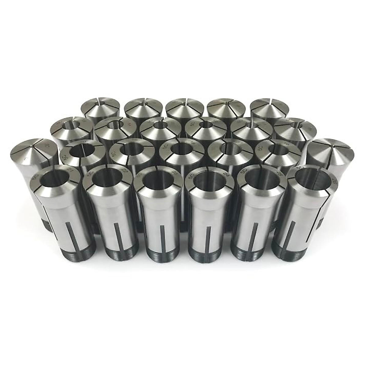 HHIP 3903-0016 24 Pieces 5C Round Collet Set, 3-26MM by 1MM