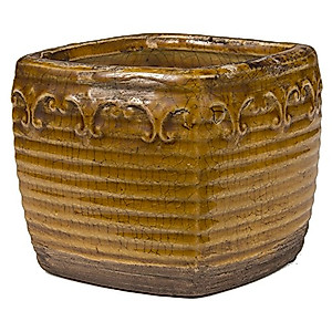 Swan Creek "ROASTED ESPRESSO" 9 Oz., 45+ Hour Candle in Square Pottery