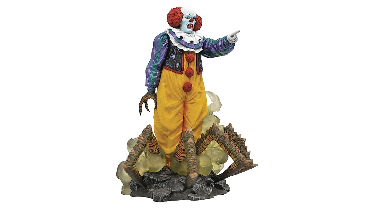 It 1990 Pennywise PVC Figure - Horror Movie Gallery by Diamond Select
