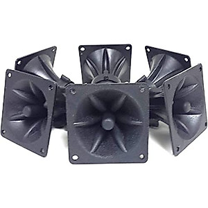 Nippon America 4 Pair of 3.25" x 3.25" Piezo Tweeter Element DJ Speaker Car Audio Square Single Super Horn NTX-1004PZ