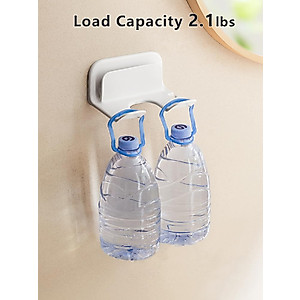 STORICANS Universal Hair Dryer Holder, Blow Dryer Hanger Wall Mount for Hair Dryer Hook with Plug&Cord Organizer Self Adhesive for Cabinet Bathroom |White | 5x4 Inch