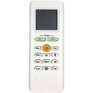 General Replacement Remote Control Fit for RG70A/BGEF RG70E/BGEF RG70C/BGEF RG70C1/BGEF RG70E1/BGE RG70E/BGE RG70C/BGE for for Midea Air Conditioner
