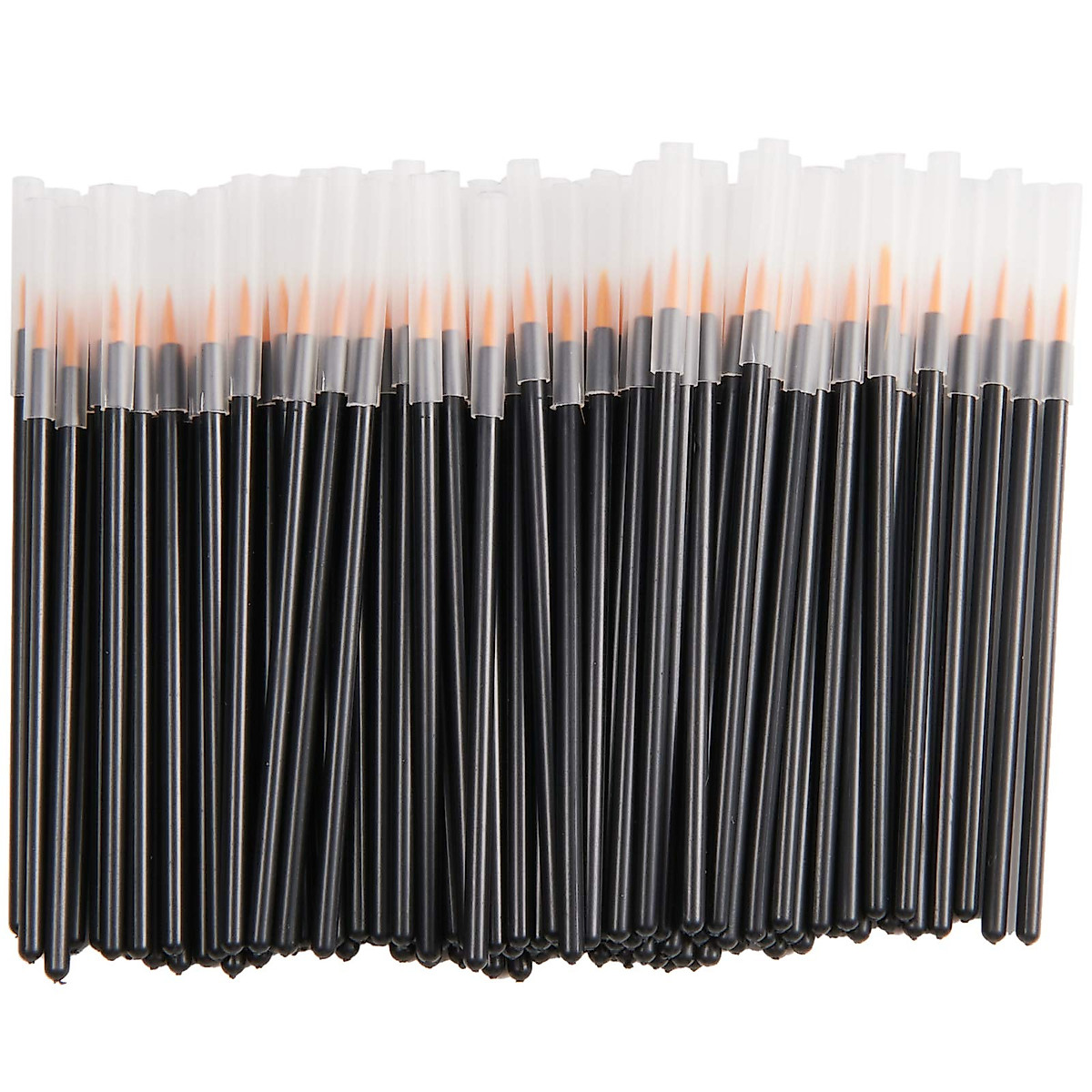 Hedume 300 Pack Disposable Eyeliner Brush, Eyeliner Brush Applicator, Eye Liner Wands for Makeup