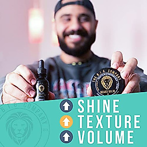 B.I.G. Company Beard Balm for Men - Light Weight Beard Wax with Good Hold, Styling, Control and Deep Conditioning of Beard Hair - Promotes Natural Beard Growth